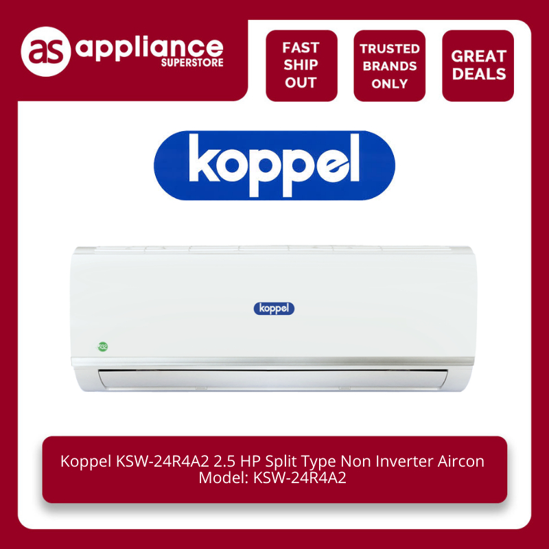 Koppel KSW-24R4A2 2.5 HP EVO Series Split Type Non Inverter Aircon ...