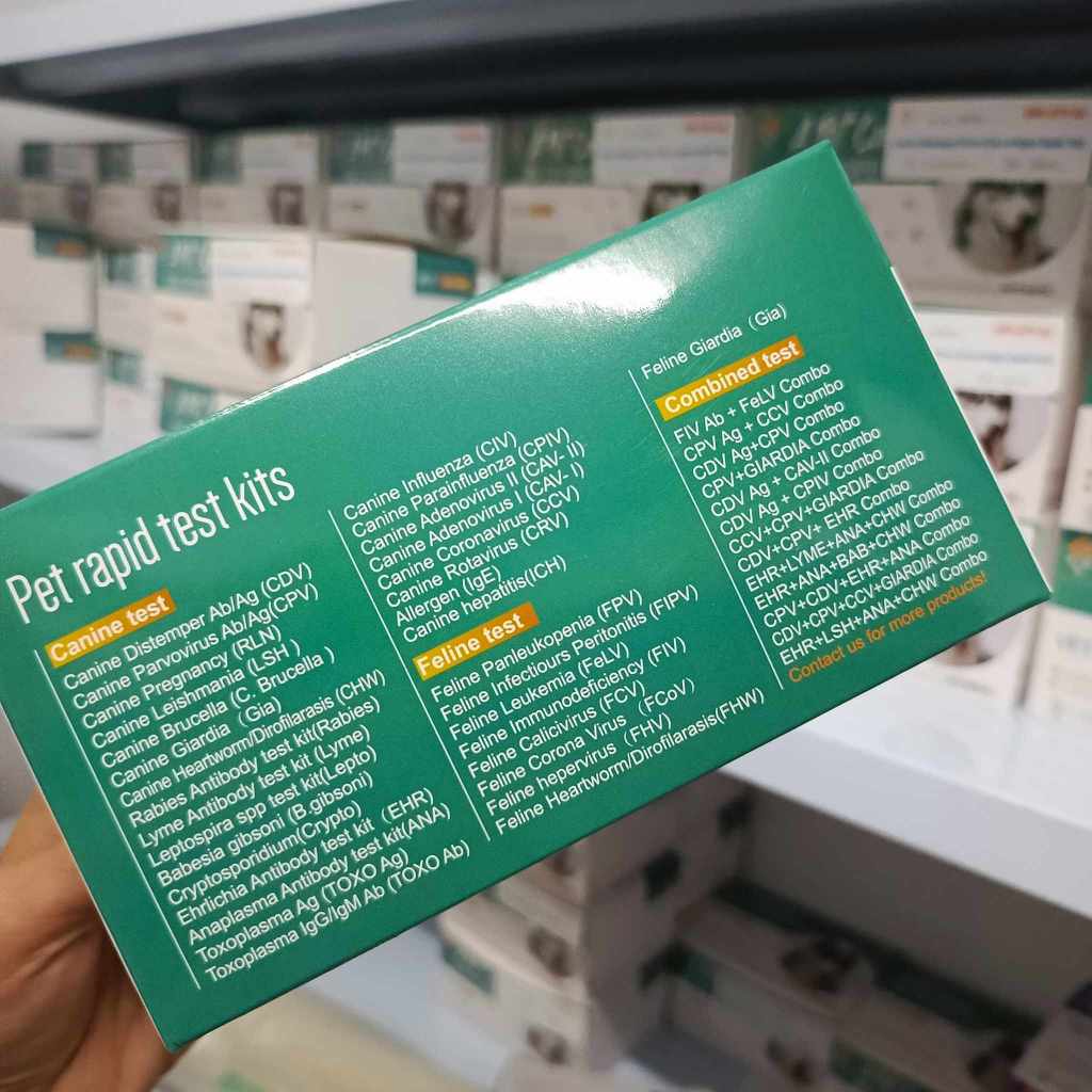 A Pet Care Test Kit (CPV/CDV/EHR ANA BAB/CDV CPV/CCV CPV GIA) | Shopee ...