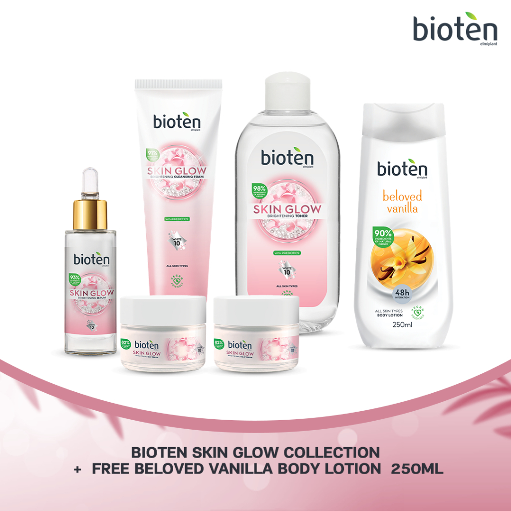 EXCLUSIVE SET: BIOTEN SKIN GLOW COLLECTION + BIOTEN BODY LOT BELOVED ...