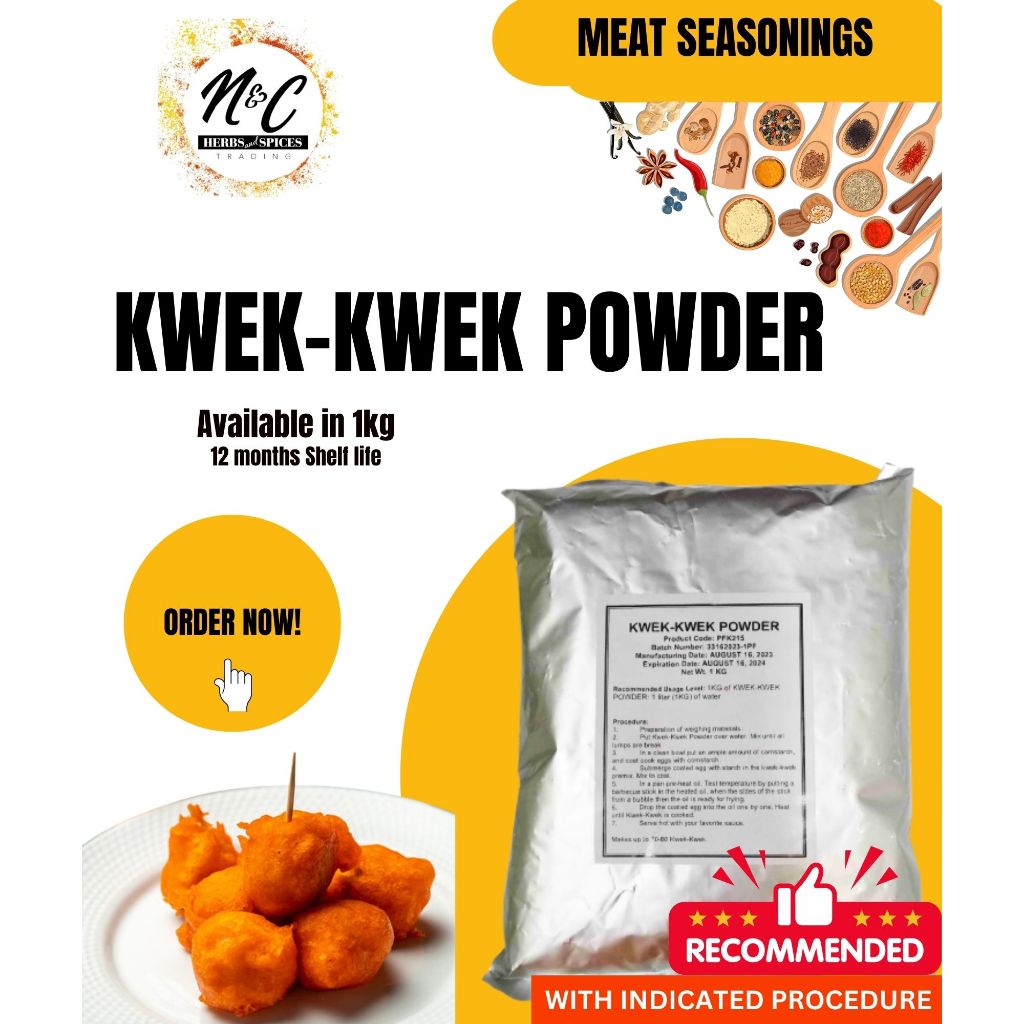 KWEK-KWEK POWDER 100grams, 250grams, 500grams, 1kilogram Herbs & Spices ...