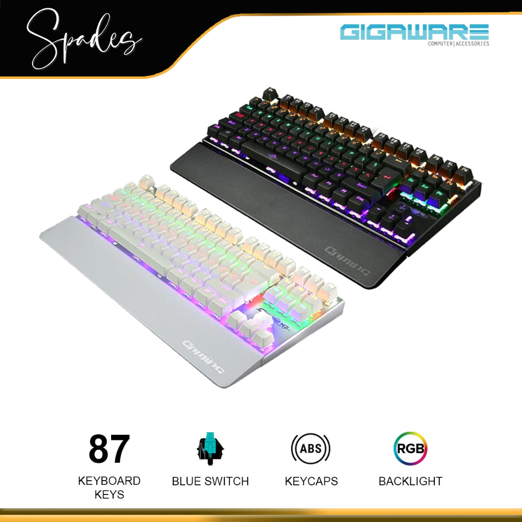 Gigaware K28 Blue Switch Mechanical Keyboard Limited Edition (Clicky ...