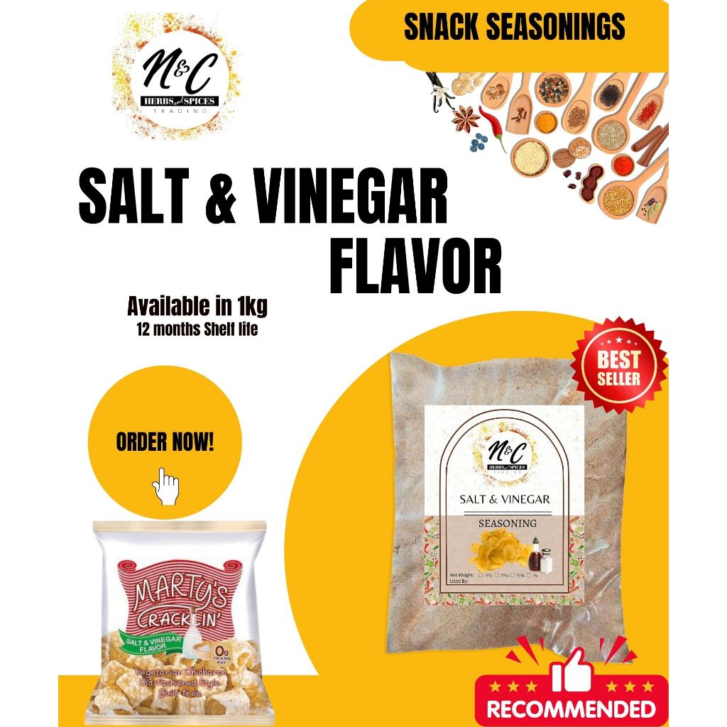 Salt and Vinegar Seasoning 100grams, 250grams, 500grams, 1kilogram Good ...