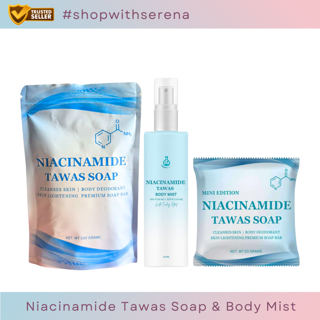 Niacinamide Tawas Soap, Tawas Body Mist, Body Deodorant, Aids Body Odor ...