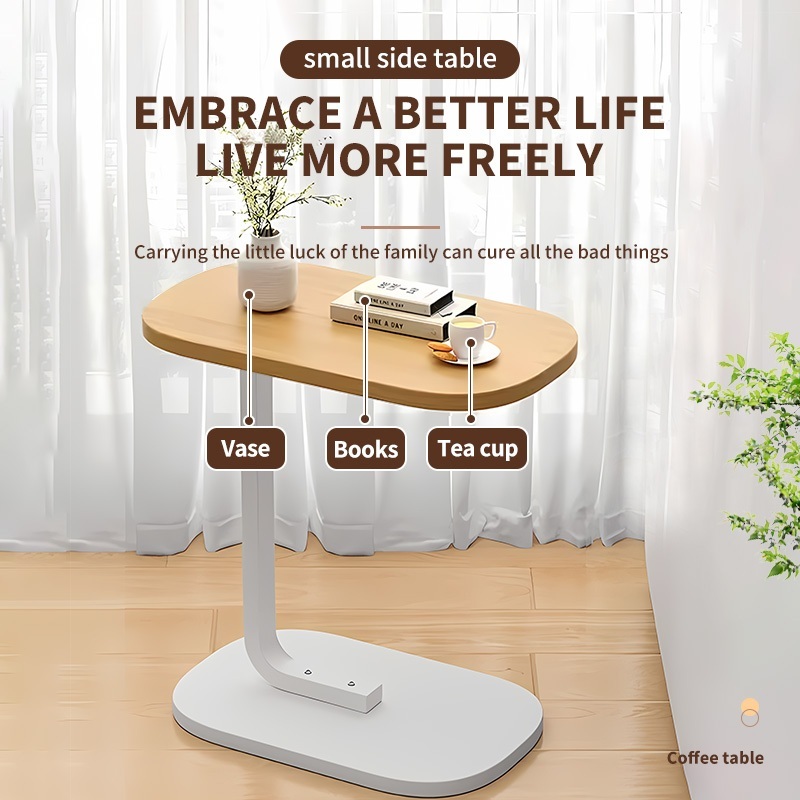 Sofa Side Table Living Room Coffee Table Mobile Side Desk Table Simple ...