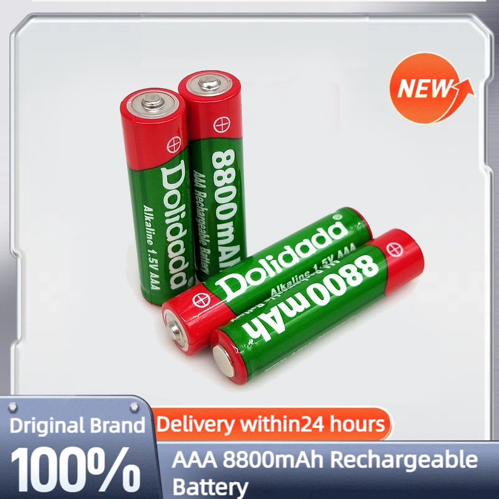 Dolidada 1.5v AA Rechargeable AAA 8800mAh Batteries Alkaline Battery Shopee Philippines