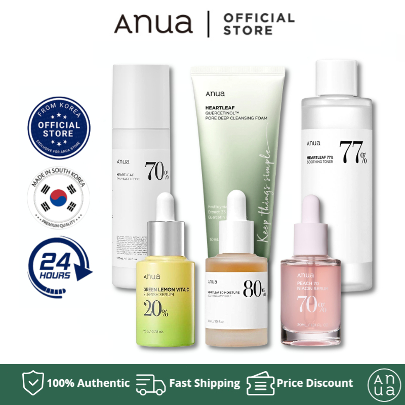 Anua Heartleaf 30ML/Lemon Serum 20ML/Peach Serum 30ML/HeartLeaf 77% ...
