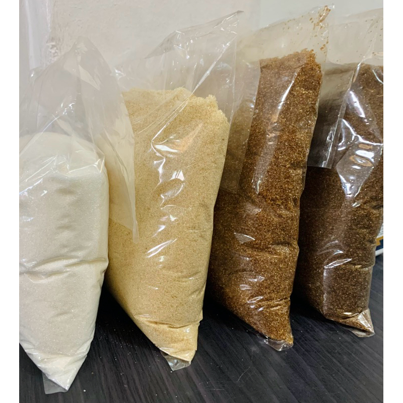SUGAR PACKED BY 1000g 1KG 1 KILO / WHITE,WASH,GOLDEN BROWN & NEGRO ...