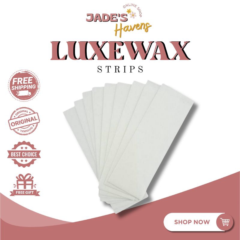 Luxewax Wax Strips Hot Cold Organic Underarm Hair Legs Brazillian ...