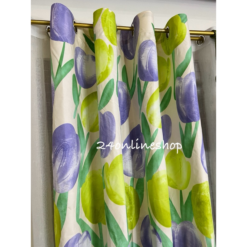 PG Tulips Ring Curtains sold per piece | Shopee Philippines