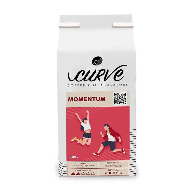 Curve Coffee Beans Momentum Blend 500g | Shopee Philippines