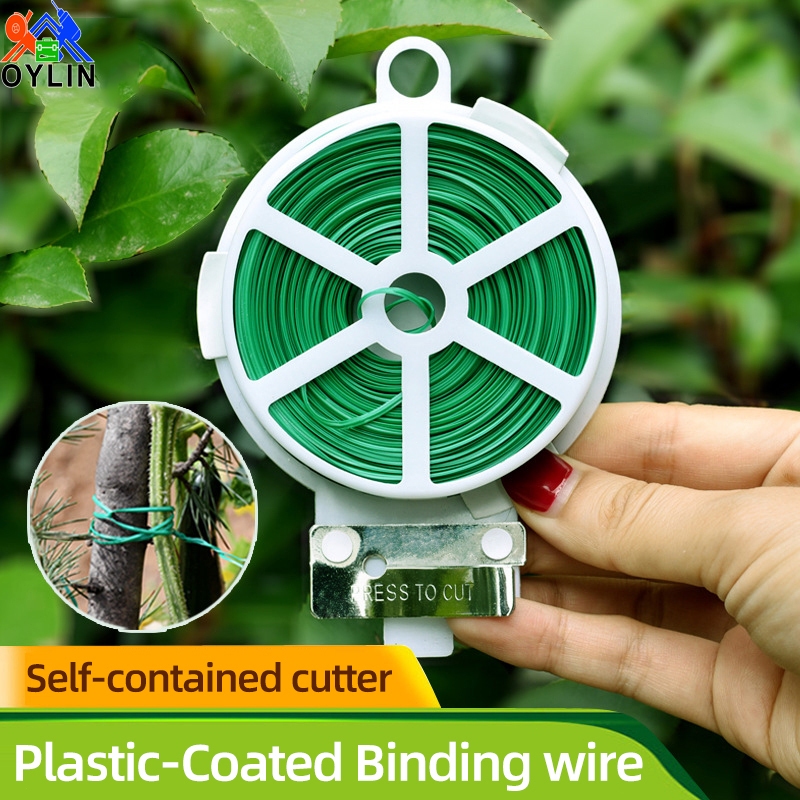 50/100m Garden Cable Tie Cutter Twist Ties for Garden Vegetable Plants ...