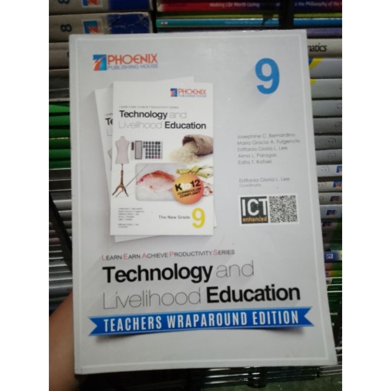 TECHNOLOGY AND LIVELIHOOD EDUCATION Teacher's Wraparound edition grade 9 (brandnew | Shopee ...