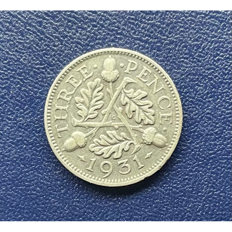 1931 SILVER GEORGE V 3 PENCE(4th Issue) | Shopee Philippines