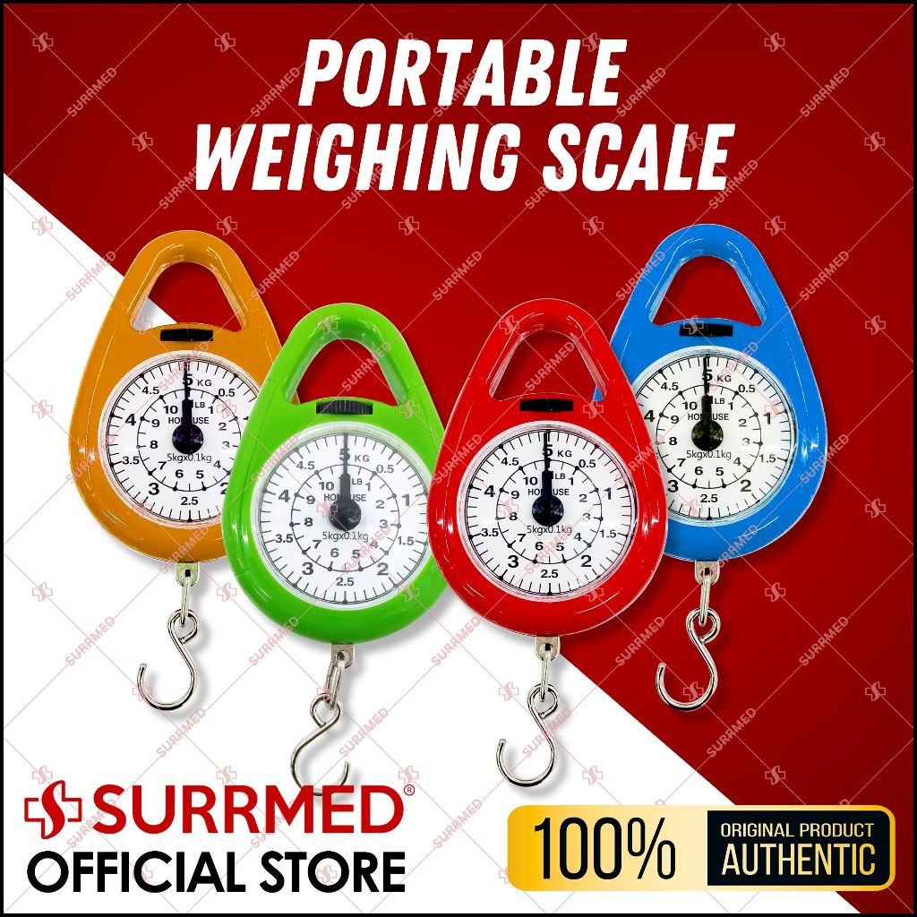 SURRMED Portable 5 Kg Hand Weighing Kitchen Scale | Accurate, Compact ...