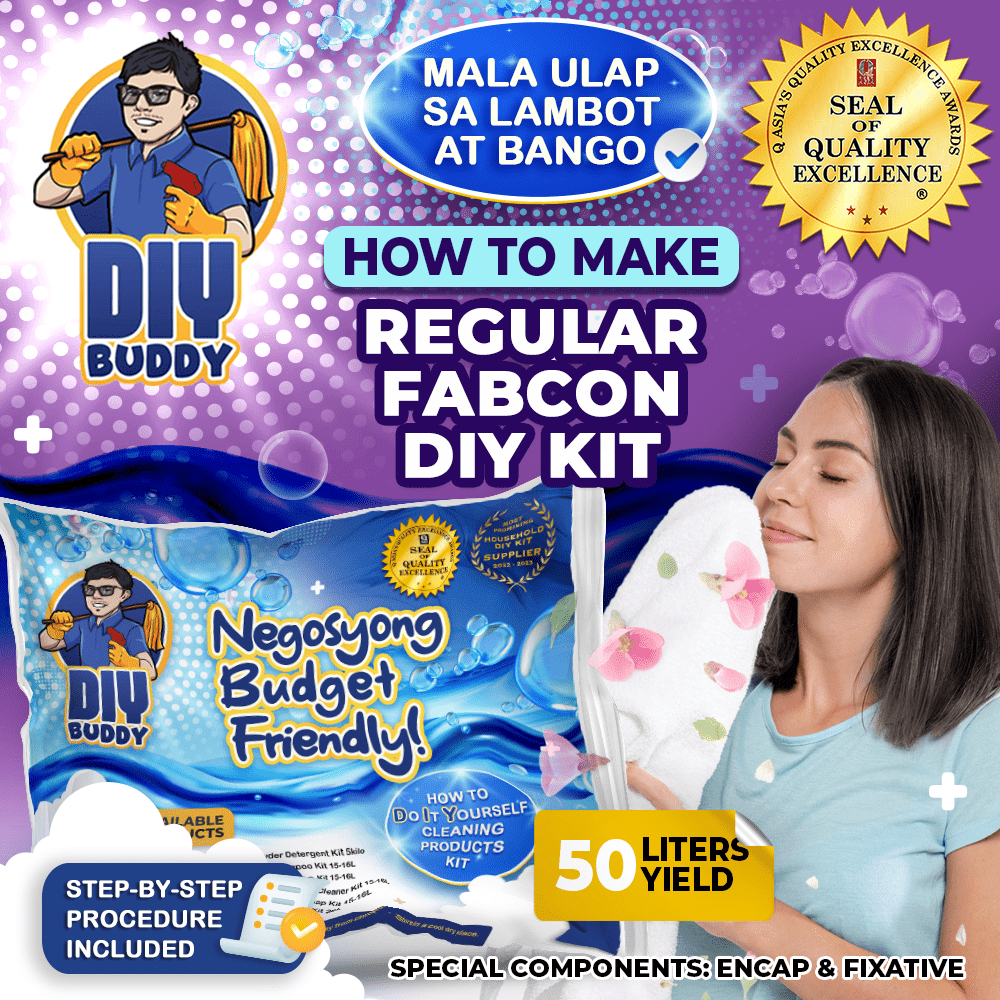 FABRIC CONDITIONER (FabCon) KIT - 50Liter Yield - (DIY Buddy) | Shopee ...