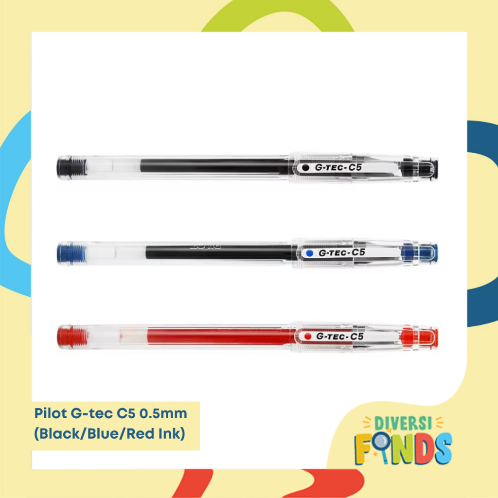 Pilot G-tec Gtec Sign Pen C5 0.5mm / C4 0.4mm / C3 0.3mm Gel Pen ...