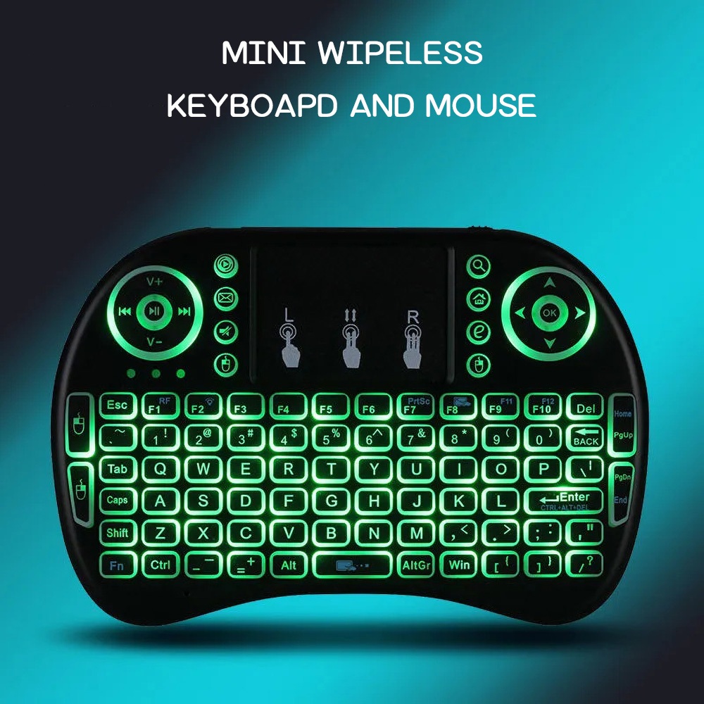 2.4G three-color adjustable laptop intelligent voice remote control ...