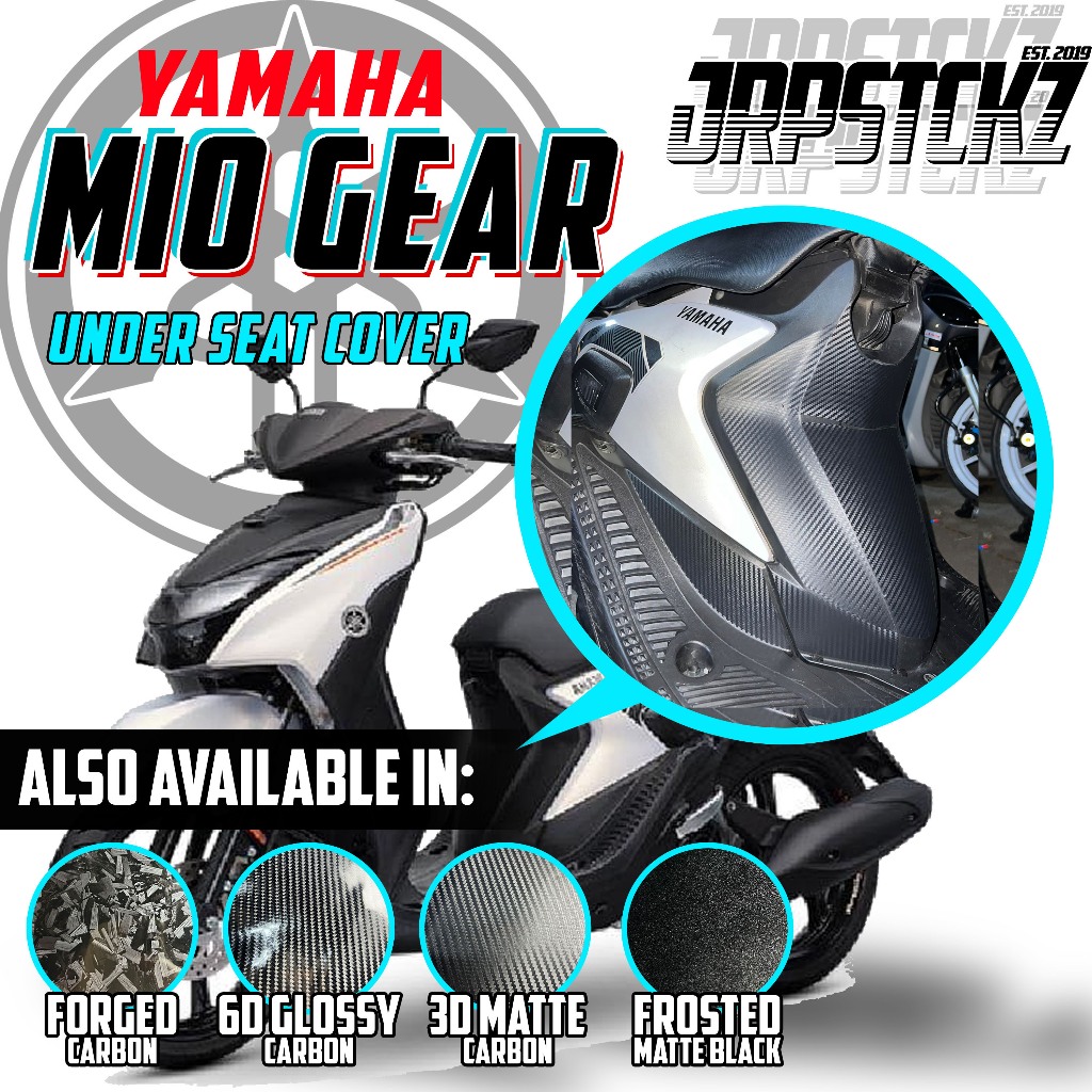 Mio GEAR v1 UNDERSEAT Carbon | Ready to Install | Shopee Philippines