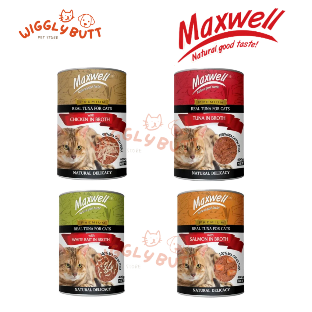 Maxwell Canned Cat Food Tuna 400g | Shopee Philippines