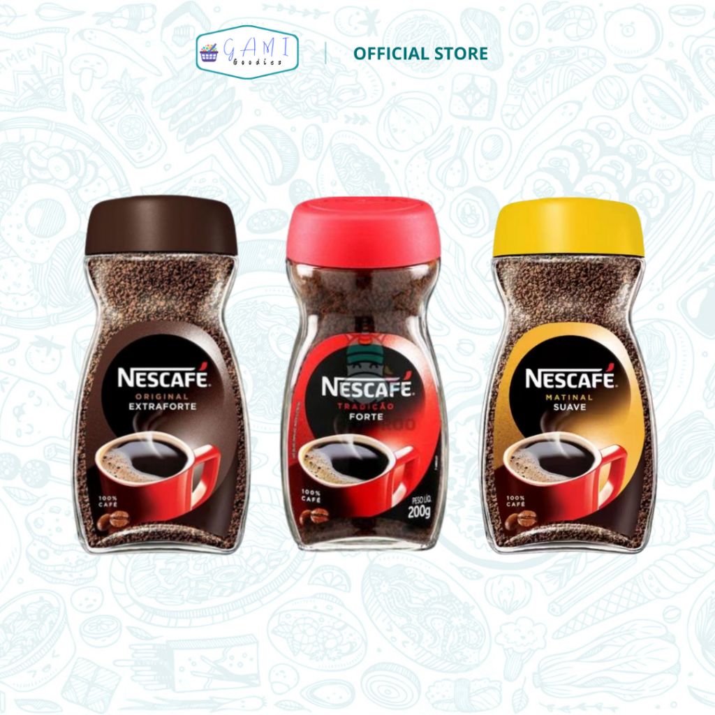 Nescafe Tradicao Forte / Matinal Suave Instant Coffee 200g | Shopee ...