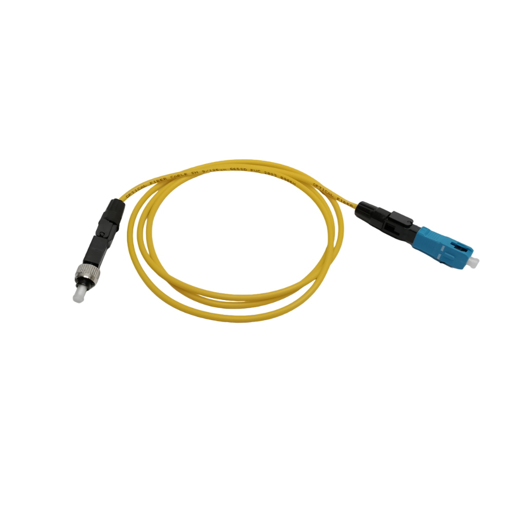 Fiber Optic Patch Cord Cable Sc Upc To Fc Upc Single Mode Quick Connect For Lan Isp Shopee 