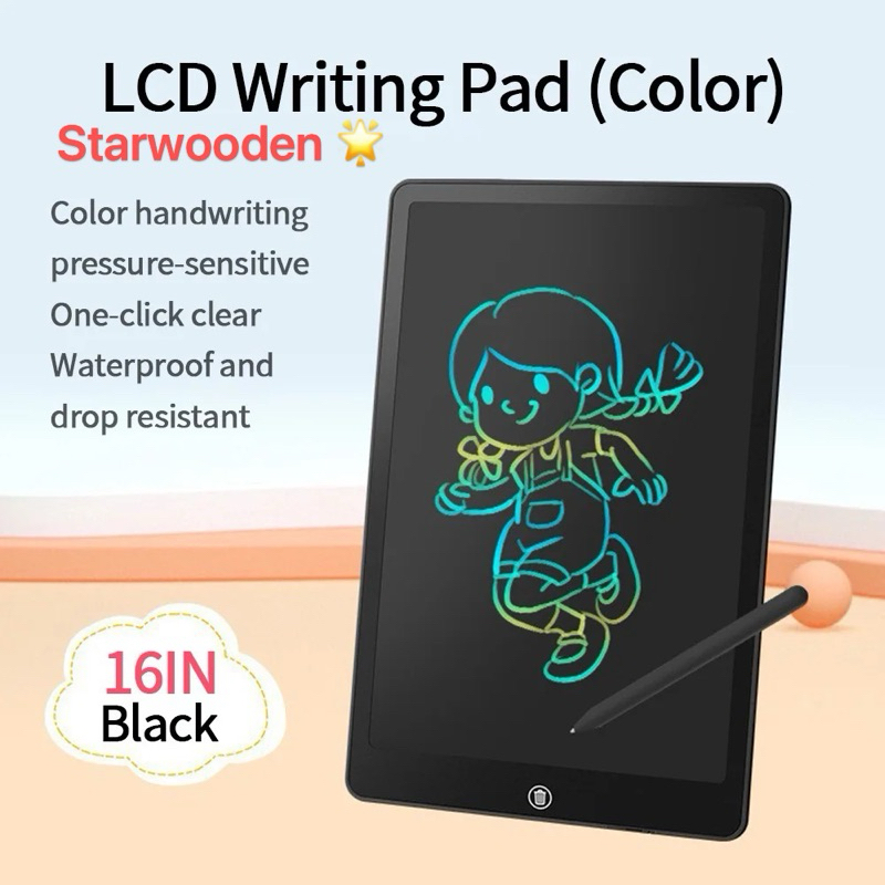 16 Inch BiG LCD Writing Tablet Smart Kids Writing Board Drawing ...