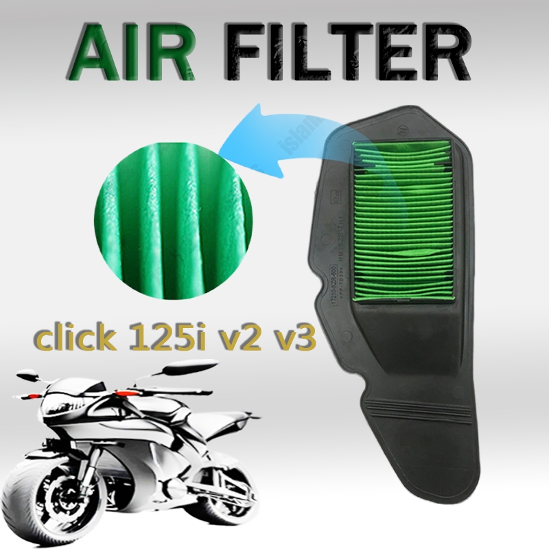 Air Filter for Honda Click 125i V1 V2 V3 High Flow Motorcycle Air ...