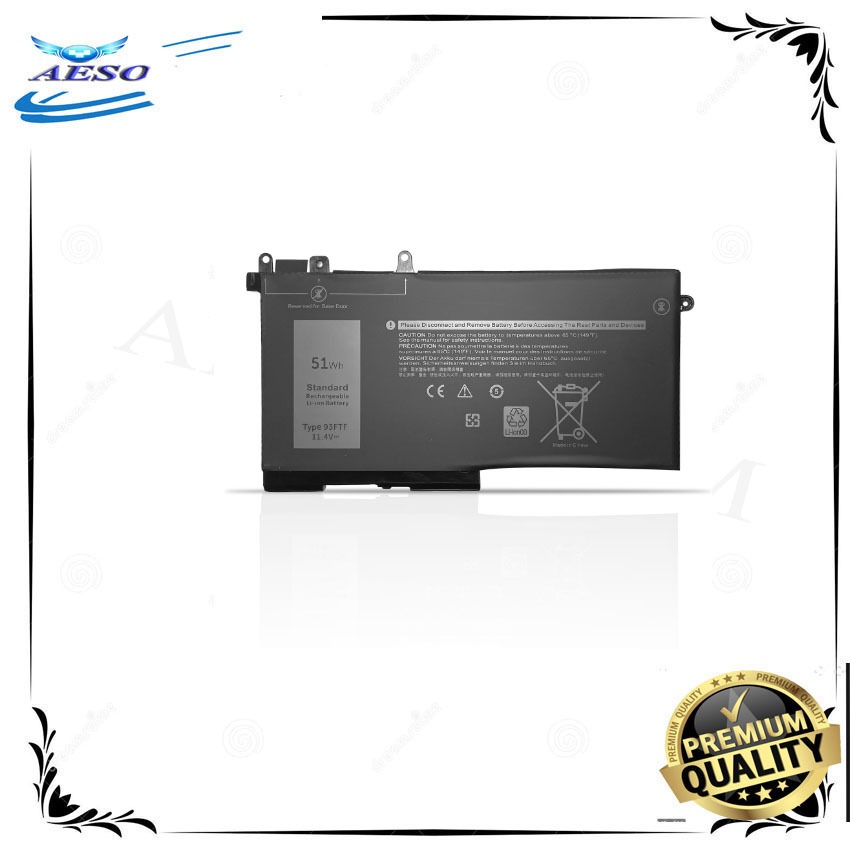 Laptop Battery for 93FTF Precision 15 3520 3530 Latitude E5280 E5480 ...