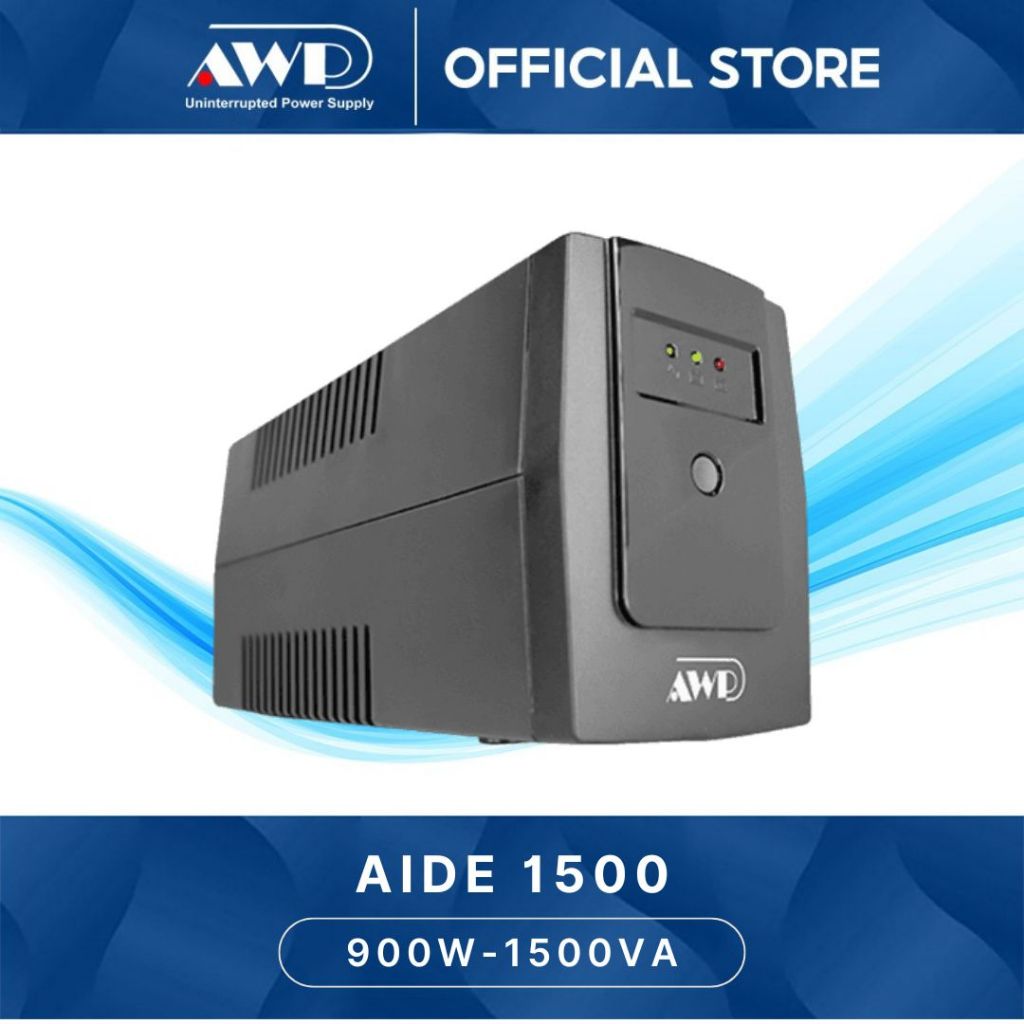 AWP Aide 900W-1500VA UPS with AVR Uninterruptible Power Supply (6 ...
