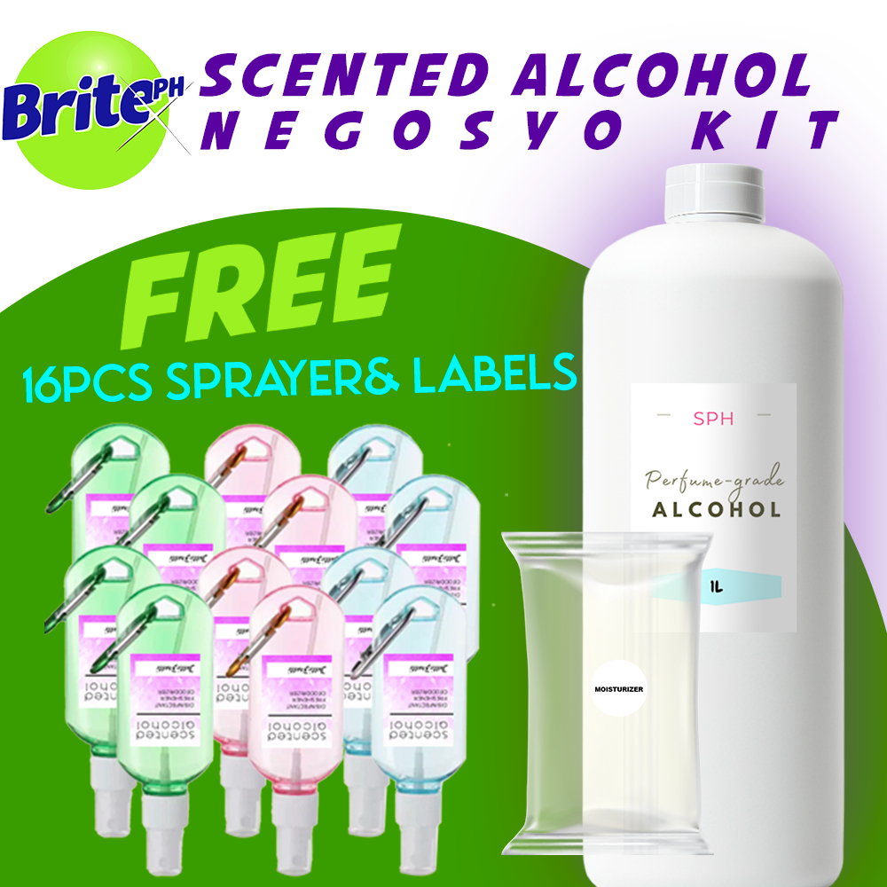 Scented Alcohol Kit Negosyo Pack - Earn P450 per kit (with spray ...