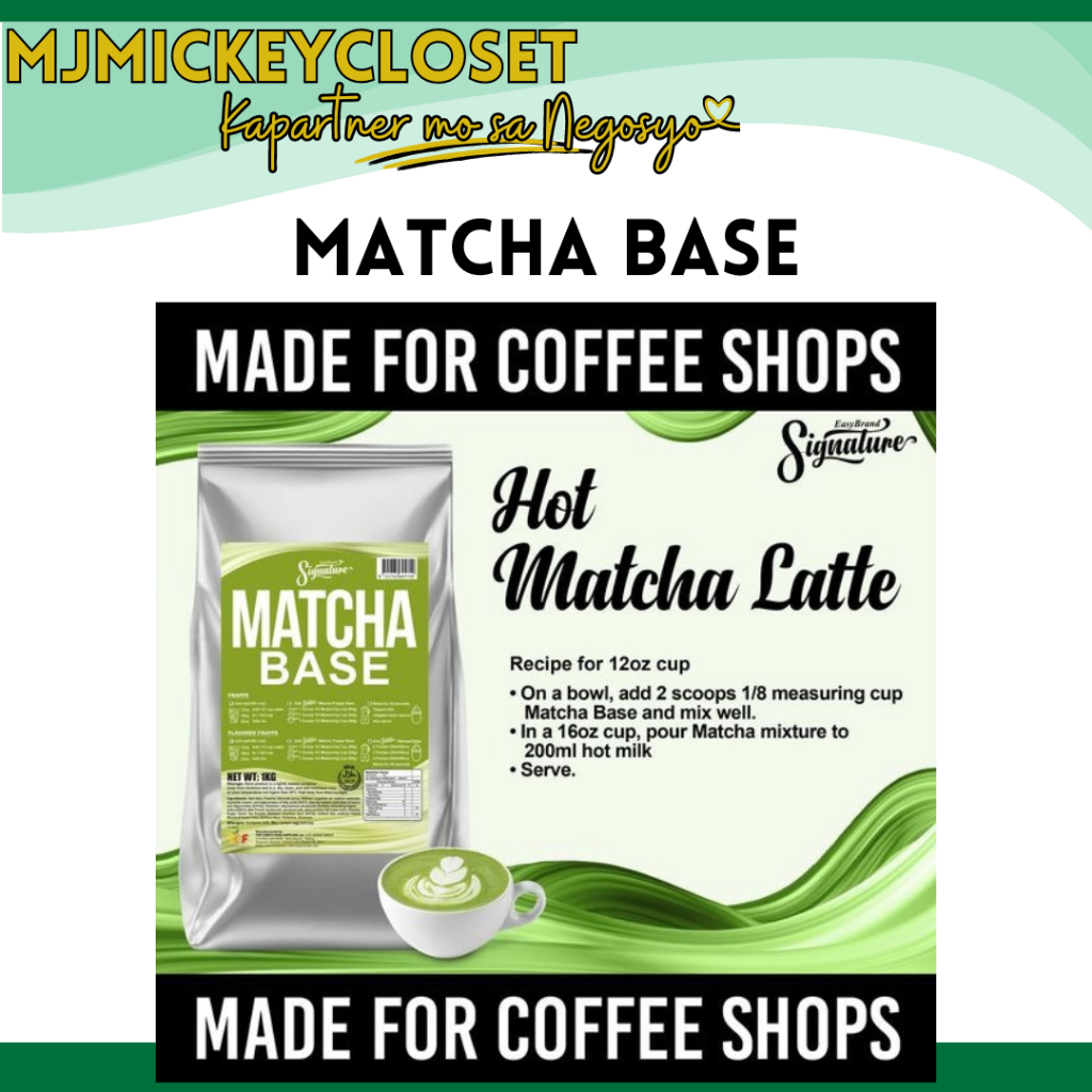 Easy Brand Powder Bases Matcha Frappe Base Perfect For Iced Coffee Cafe ...