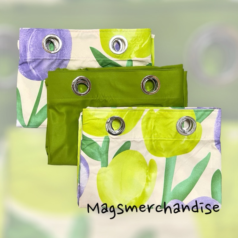 PG Tulips Ring Curtains sold per piece or set | Shopee Philippines