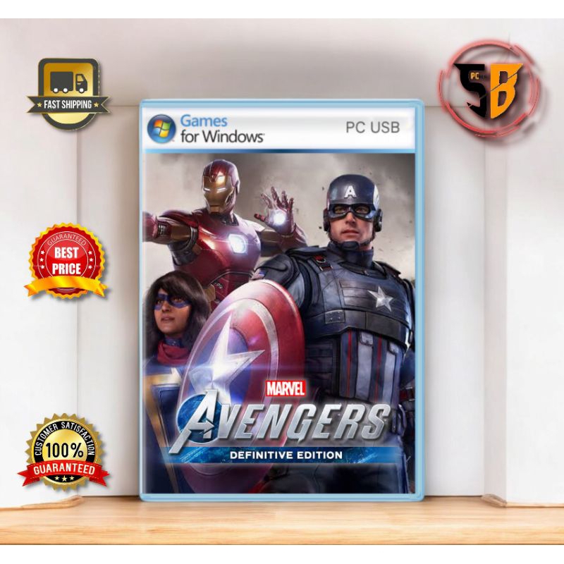 PC Laptop Video Game Marvel Avengers Definitive Edition +DLCs USB ...