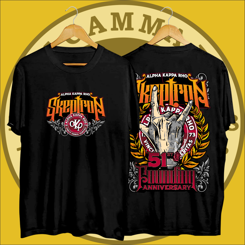 akp frat shirt V118 Alpha Kappa Rho skeprton 1973 51th Fraternity ...