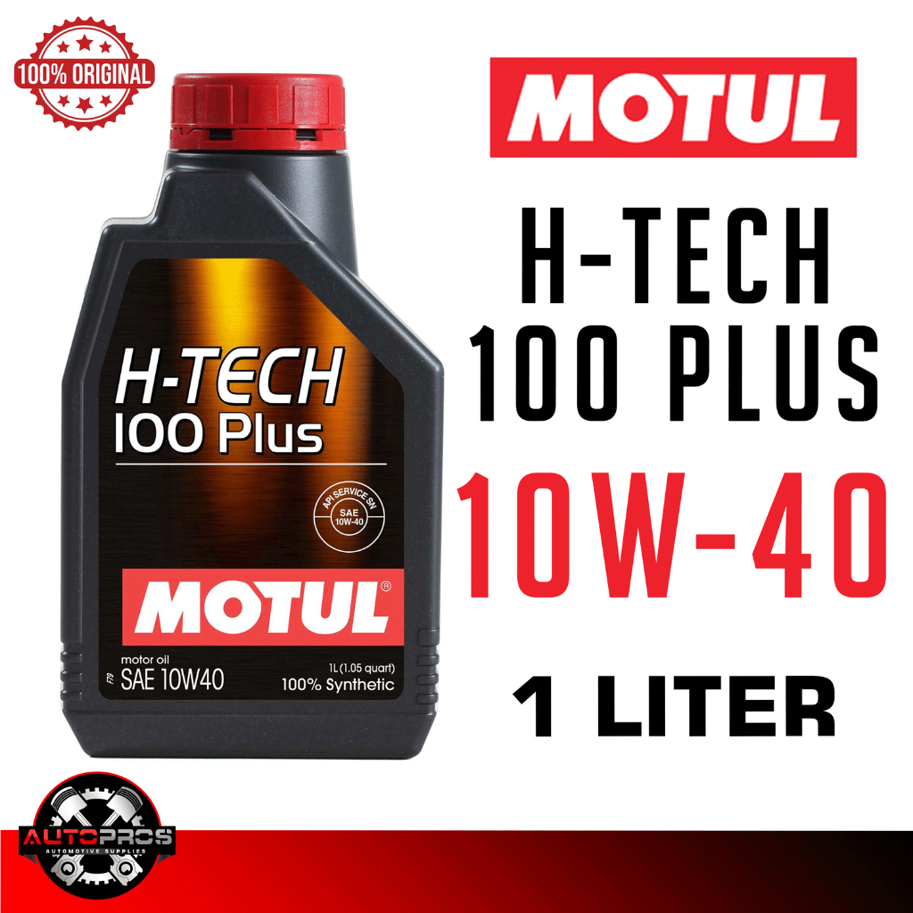 Motul H-Tech 100 Plus 10W-40 100% Synthetic Liter | Shopee Philippines