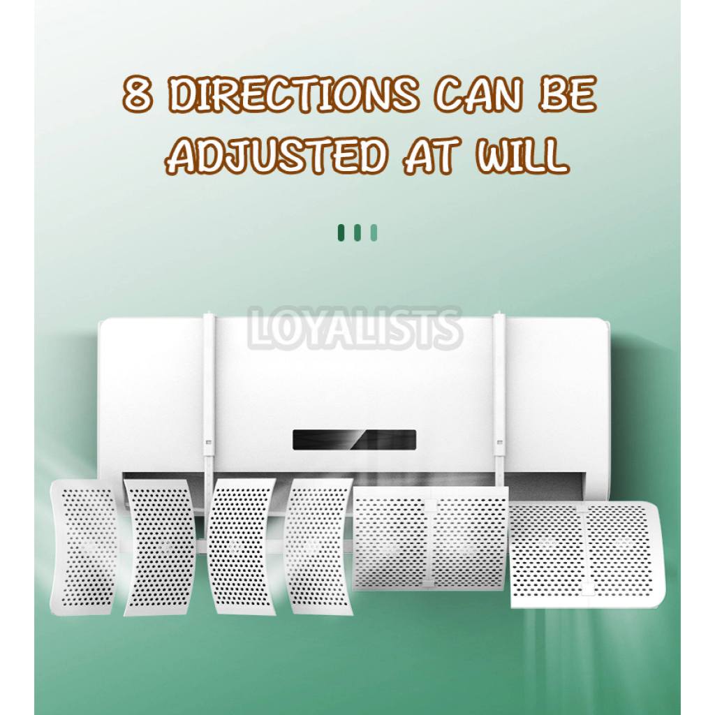 Air con Deflector Split Type Adjustable Aircon Wind Shield Wall Mounted ...