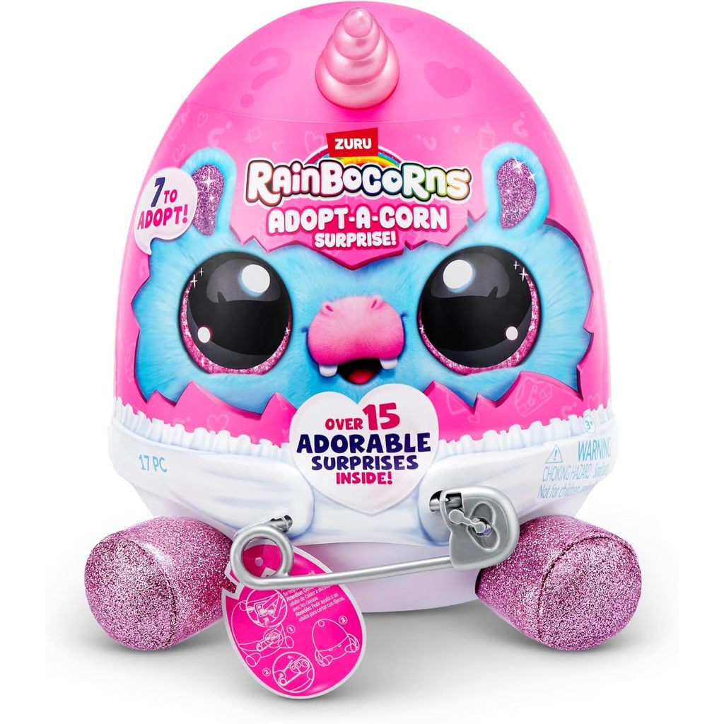 Rainbocorn Adopt-A-Corn Surprise Series 1, Collectible Plush Small ...