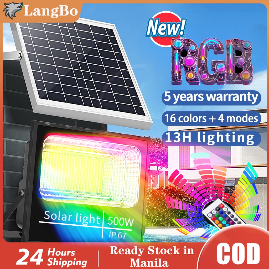 2025 NEW Solar Lights Outdoor Waterproof Flood Spot Light 16 Colors 4 ...