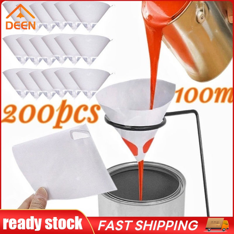 200pcs Paint Strainer Filter/Disposable Paint Filter Paper/Paint Spray ...