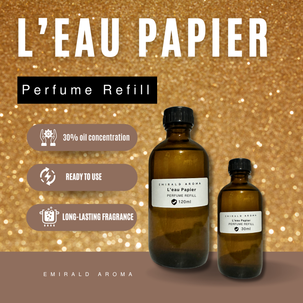 EMIRALD AROMA L'eau Papier PERFUME REFILL: Lasting Dupe Fragrance ...