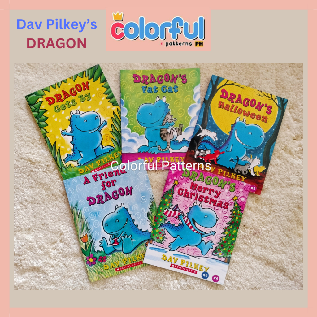 Dav Pilkey's DRAGON Series (5 books/set) From the Creator of Dog Man ...