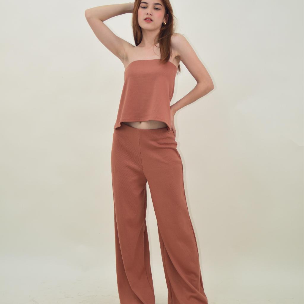 COORDS WIDE LEG PANTS AND PAIGE TOP| Calista Core (Soft Stretchy ...