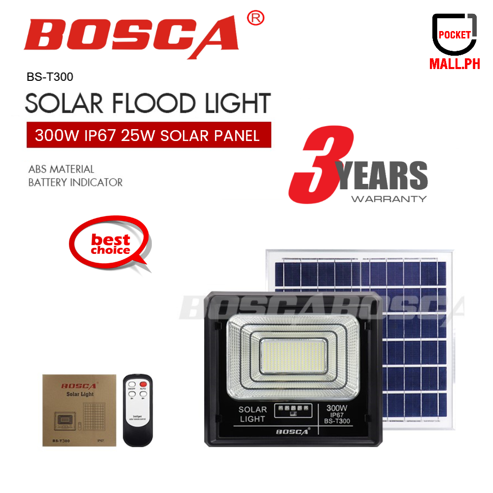 BOSCA Solar light BS-T Series 30W/50W/100W/200W/300W Solar Led Outdoor ...