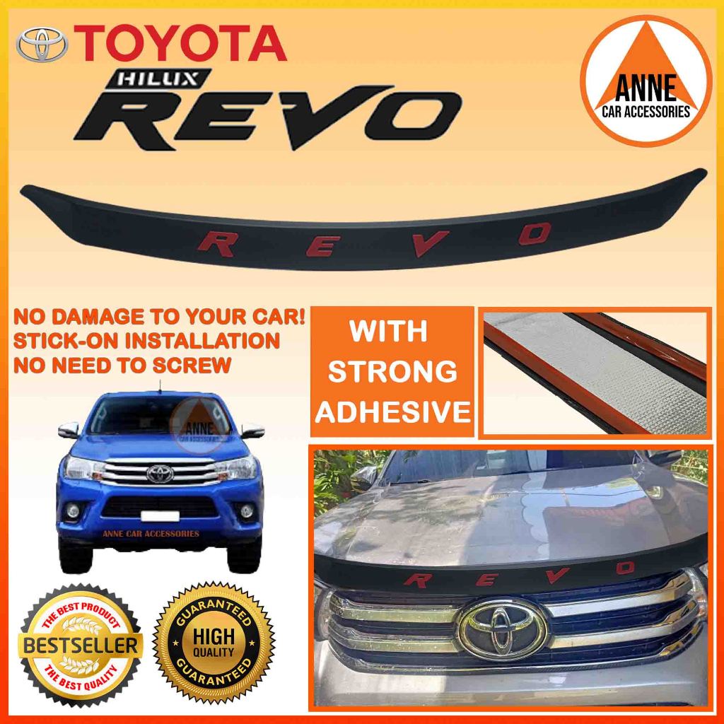 Hood Guard Bonnet for Toyota Hilux Revo Conquest 2016 2017 2018 2019 ...