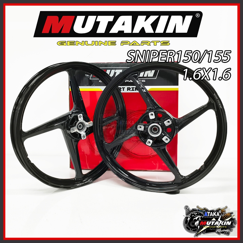 MUTAKIN 4 Spokes Mags Sniper150 Sniper155 1.6X1.6X17 Front Disc 4 holes ...