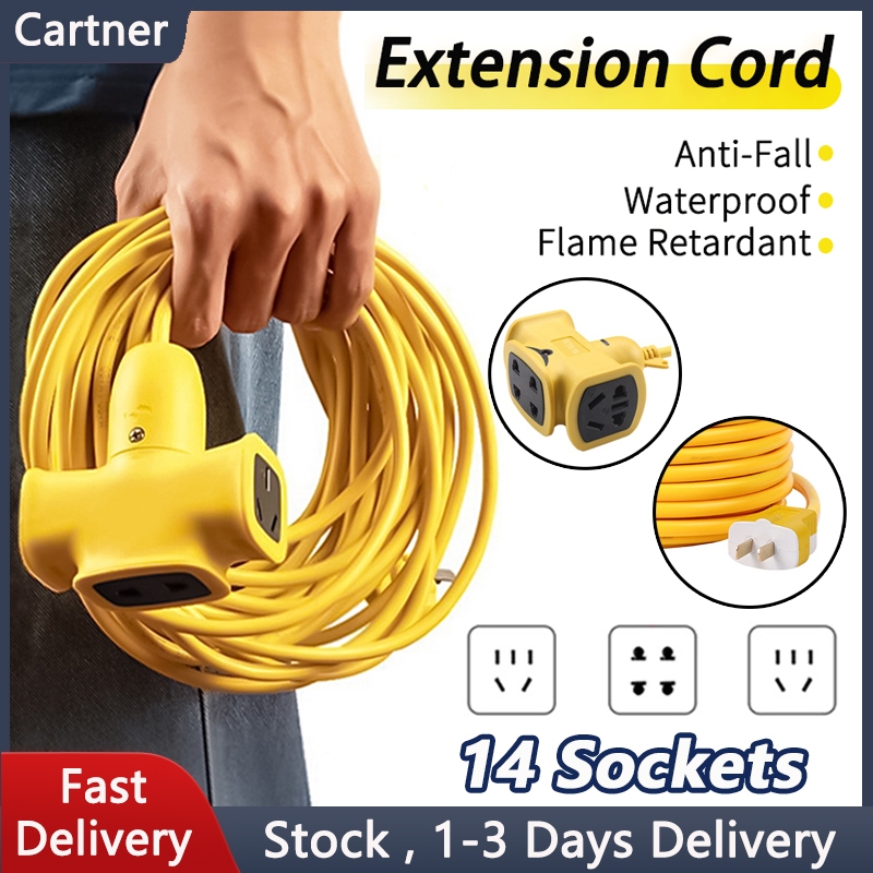 Extension Cord Socket With Cable Extra-long Plug-in Strip Electric ...
