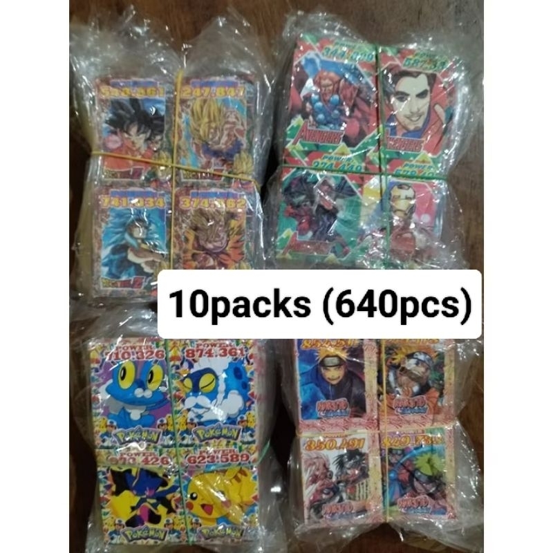 1 bundle assorted character teks tex 10 packs 640pc lootbag filler toys ...