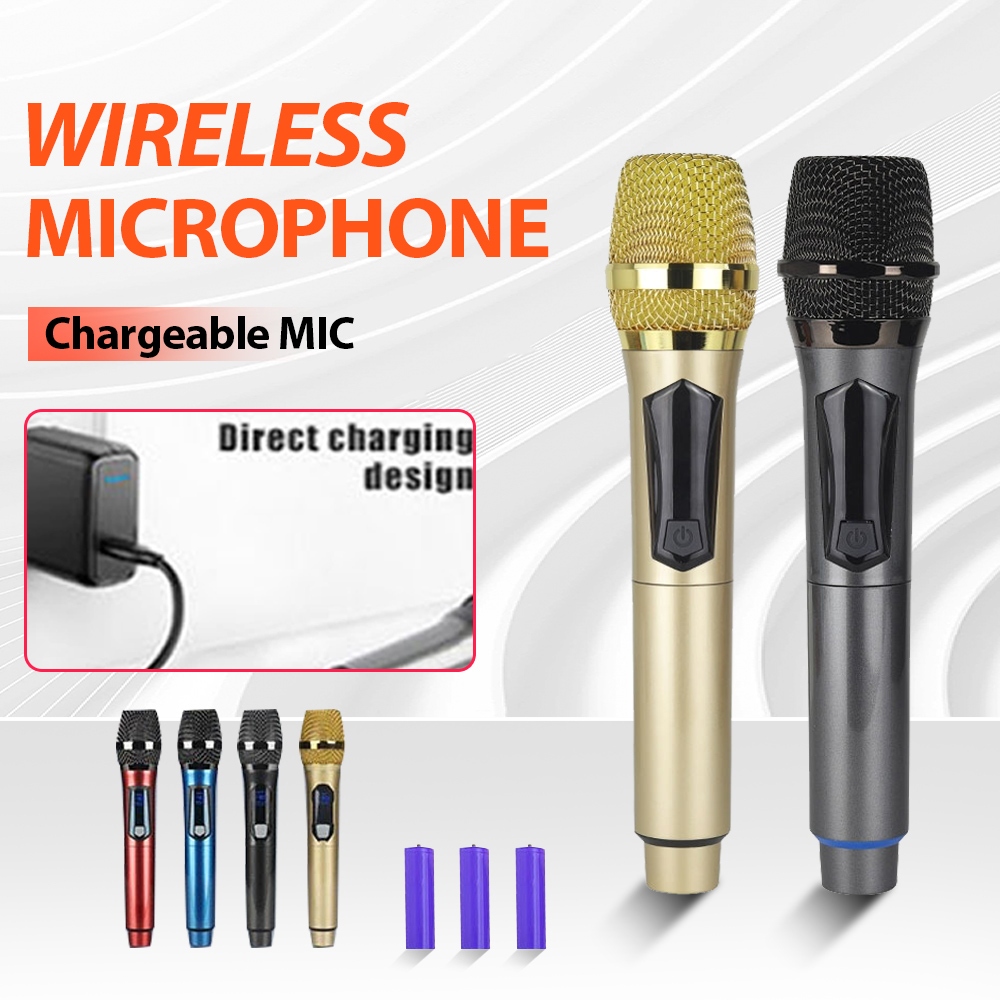 Professional UHF wireless microphone handheld dynamic system for ...