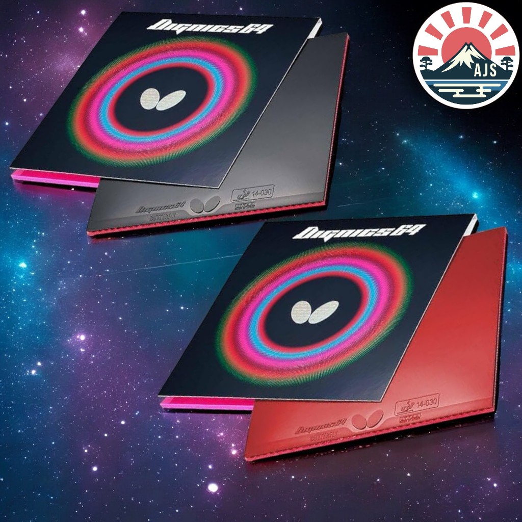 Butterfly Table Tennis Rubber Dignics 64 Back Soft High Tension Black ...