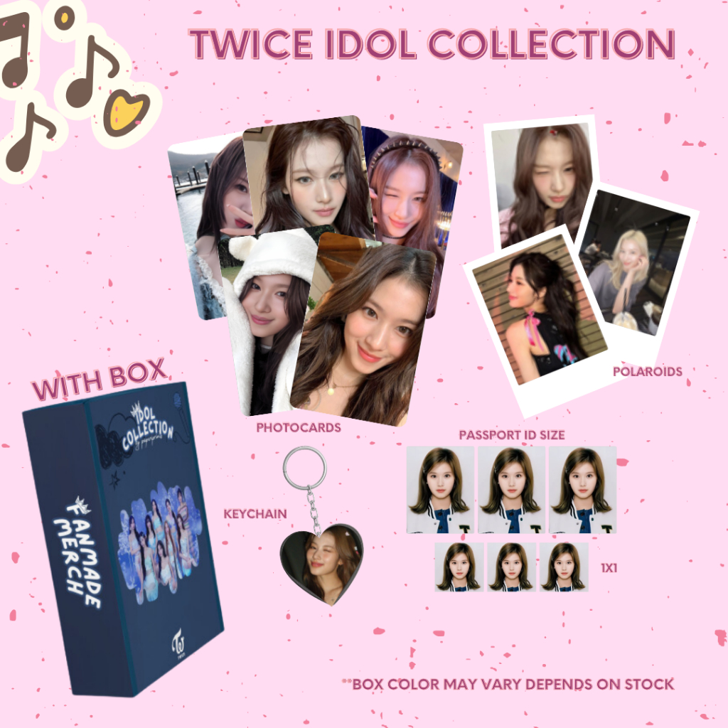 TWICE IDOL COLLECTION BY PAPERIPRINTS TWICE MERCH TWICE KIT | Shopee ...